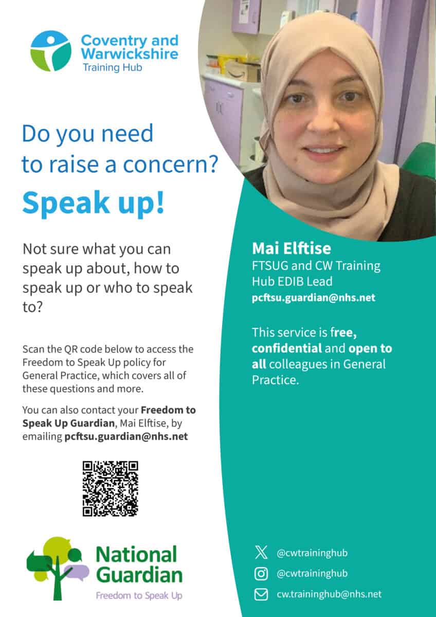 Freedom to Speak Up - Coventry & Warwickshire Training Hub