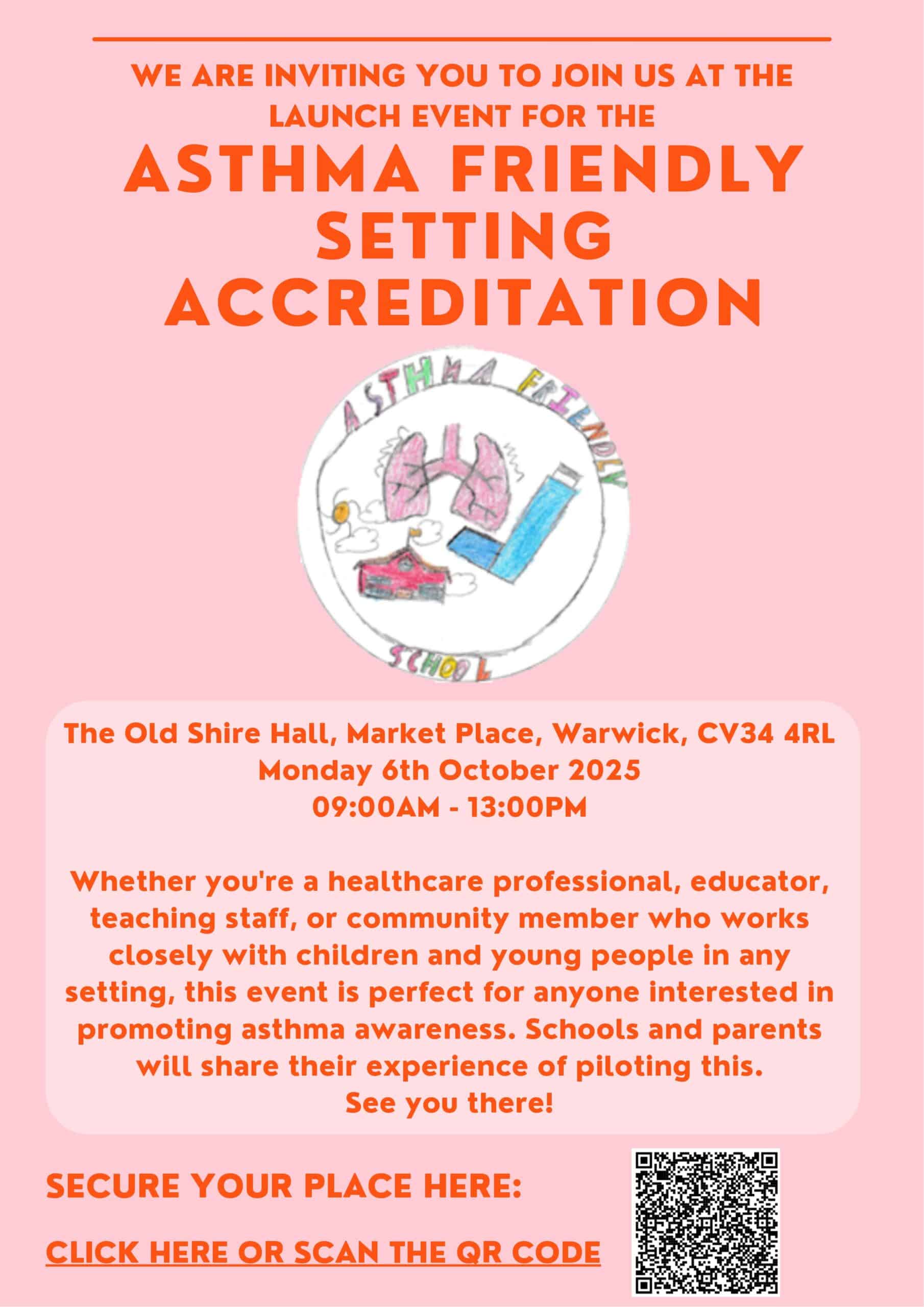 Asthma Friendly Setting Accreditation - Coventry & Warwickshire ...